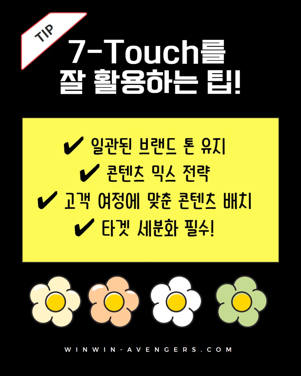 마케팅 7-Touch Rule, 고객의 마음을 움직이는 마법의 법칙 • 상생어벤져스 - 온라인마케팅 및 영상&디자인